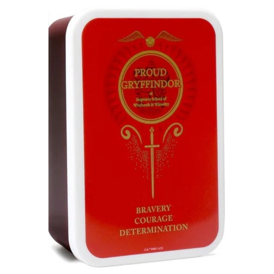 LBOX2HP01 Lunch Box Individual - Harry Potter Proud Gryffindor ...