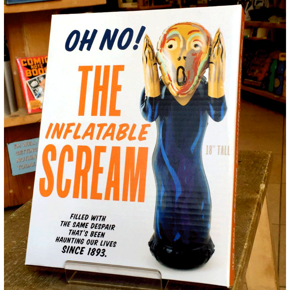 Inflatable Scream | Unemployed Philosophers Guild | Elephant Bookstore