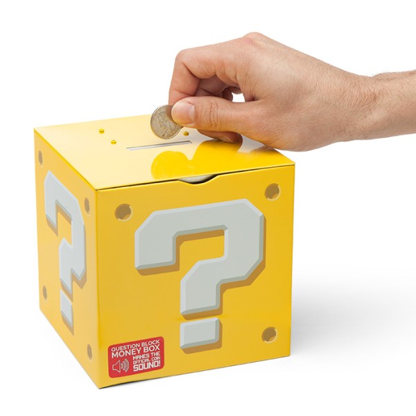 Money Box Super Mario Question Block | Elephant Bookstore